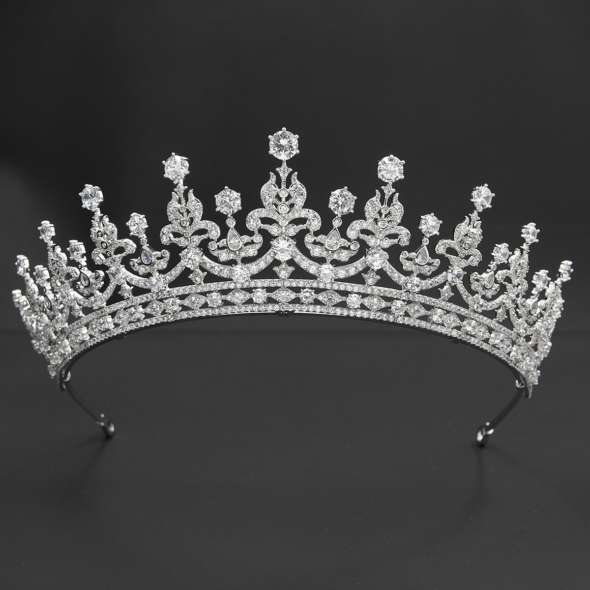 Zirconia Granny’s Tiara for Wedding,Crystal Royal Replica Tiaras for B ...