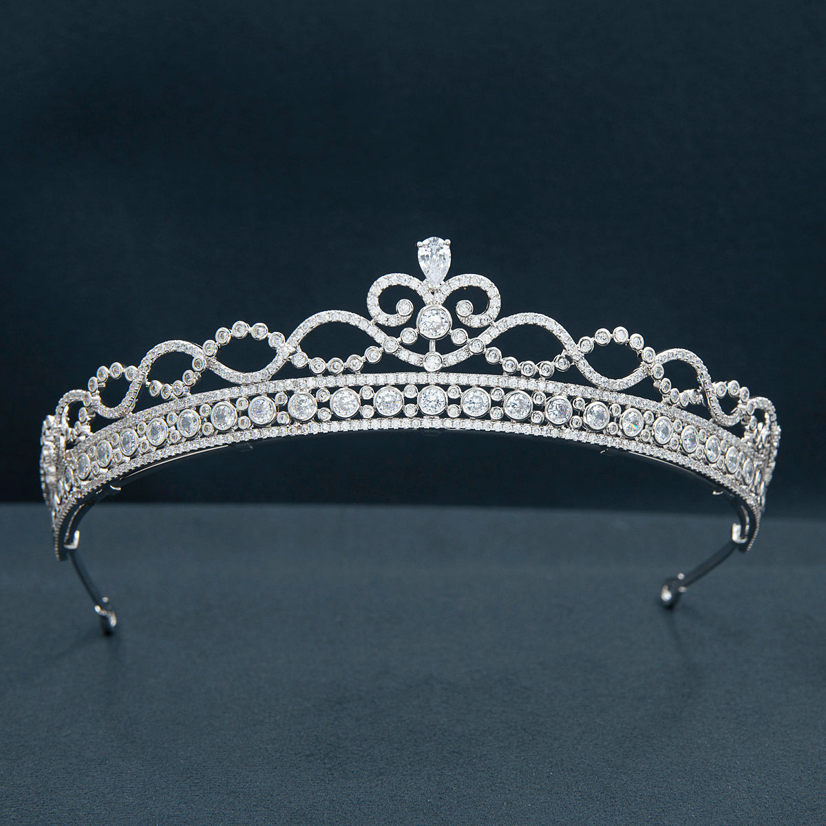 Cubic Zirconia Classic Tiara for Wedding – Sepbridals Jewelry